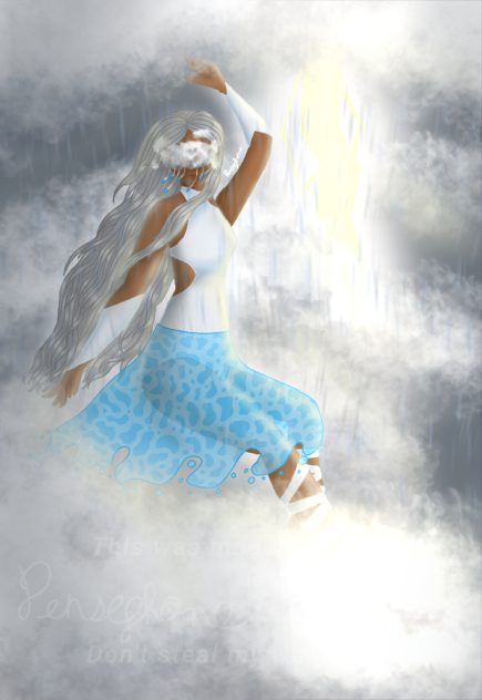 Cloud Goddess - ibisPaint