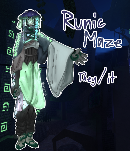 Runic maze concept design - ibisPaint