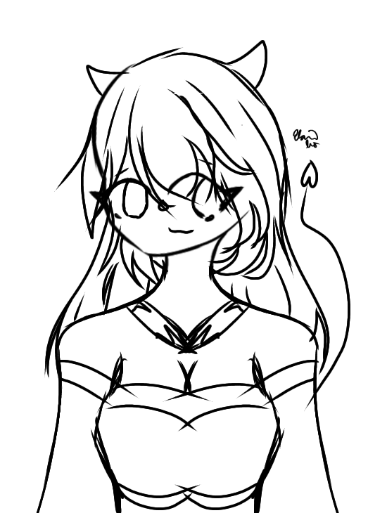 A Nice Demon Sketch - ibisPaint