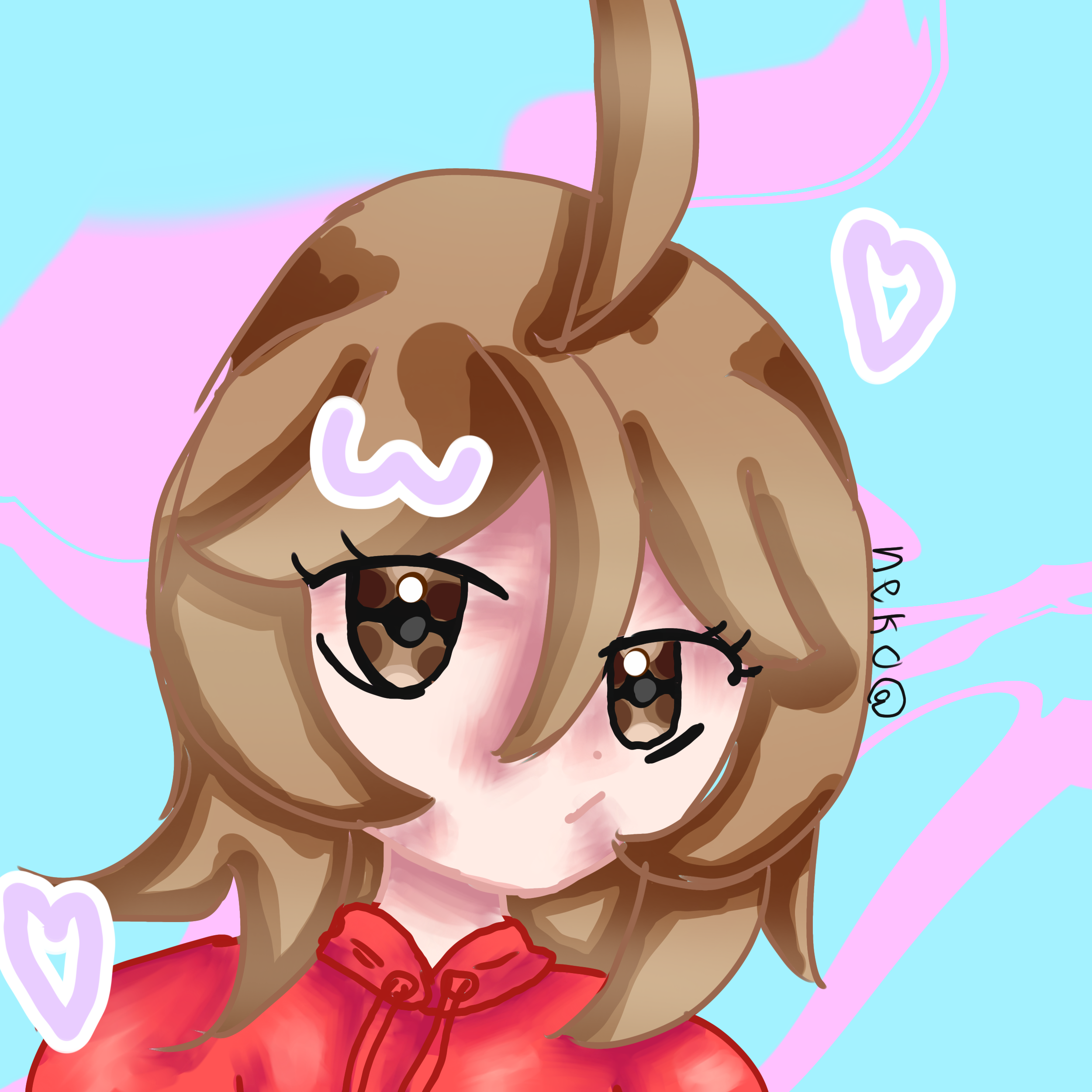 Ducky unbrushed hair - ibisPaint
