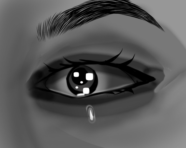 realistic crying eyes - ibisPaint