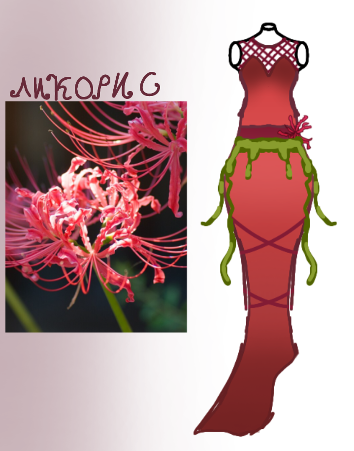 Lycoris Flower Dress۞ - ibisPaint