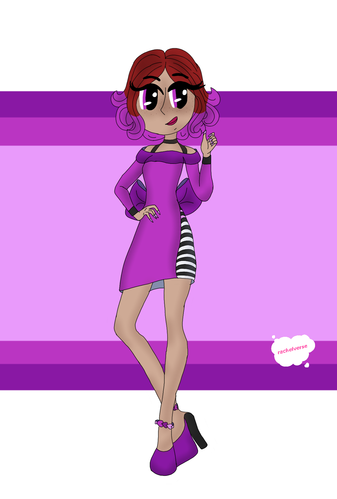 Amélia purple moda 2 - ibisPaint