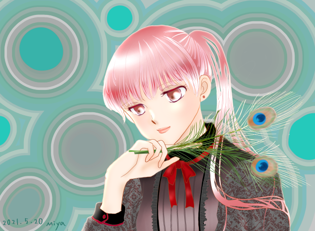 孔雀 peacock - ibisPaint