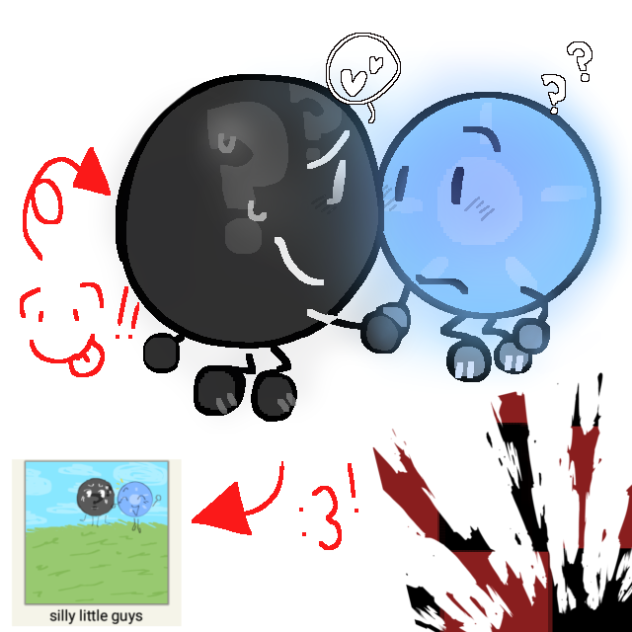 my two firsts ocs!!! re-draw - ibisPaint