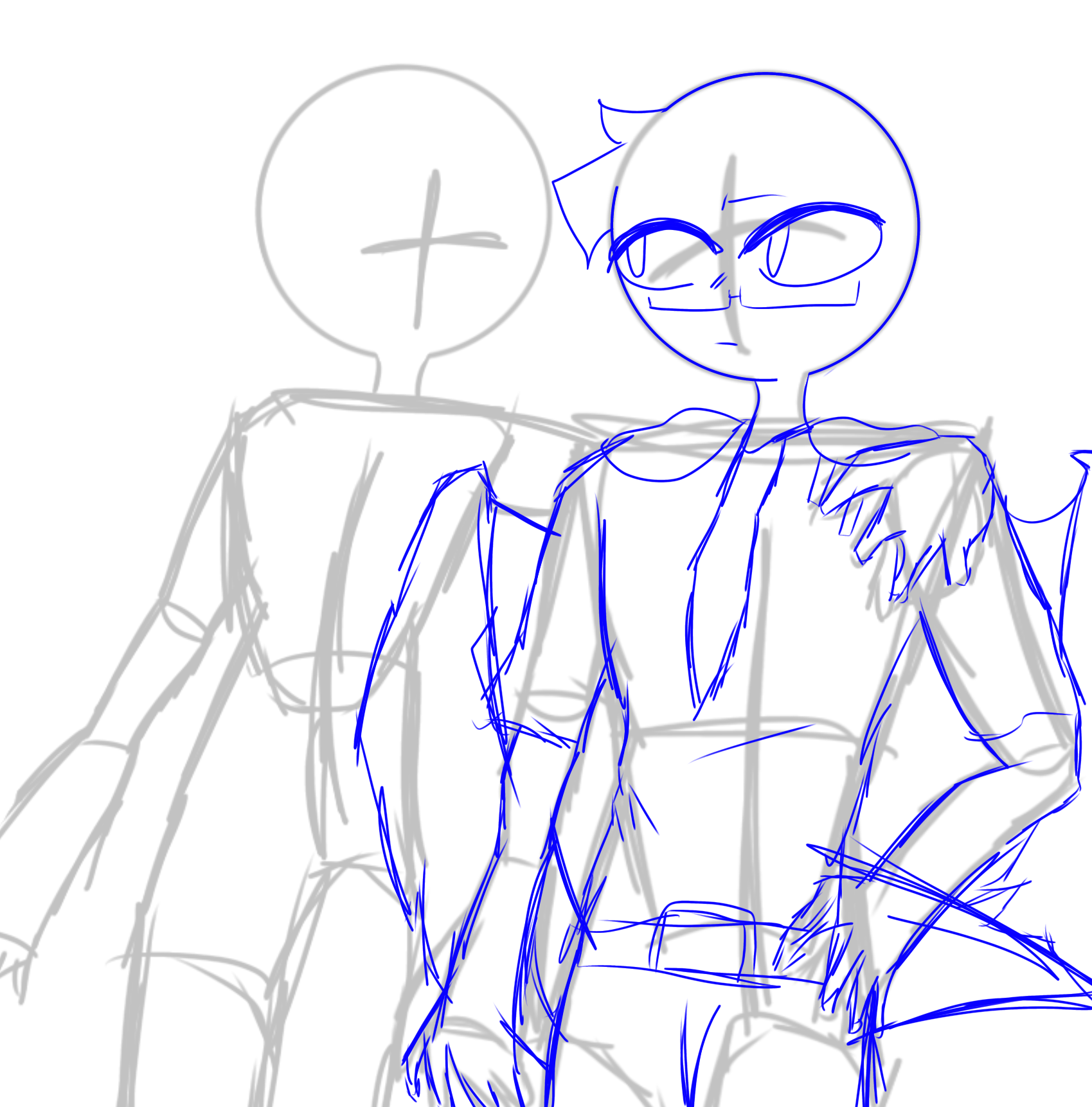 planes as humans - ibisPaint