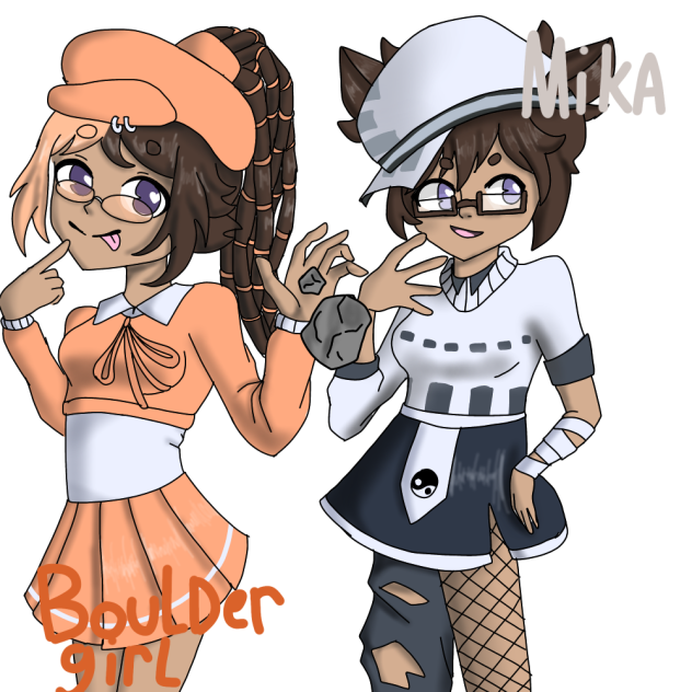 Boulder Girl Magical Girl - ibisPaint