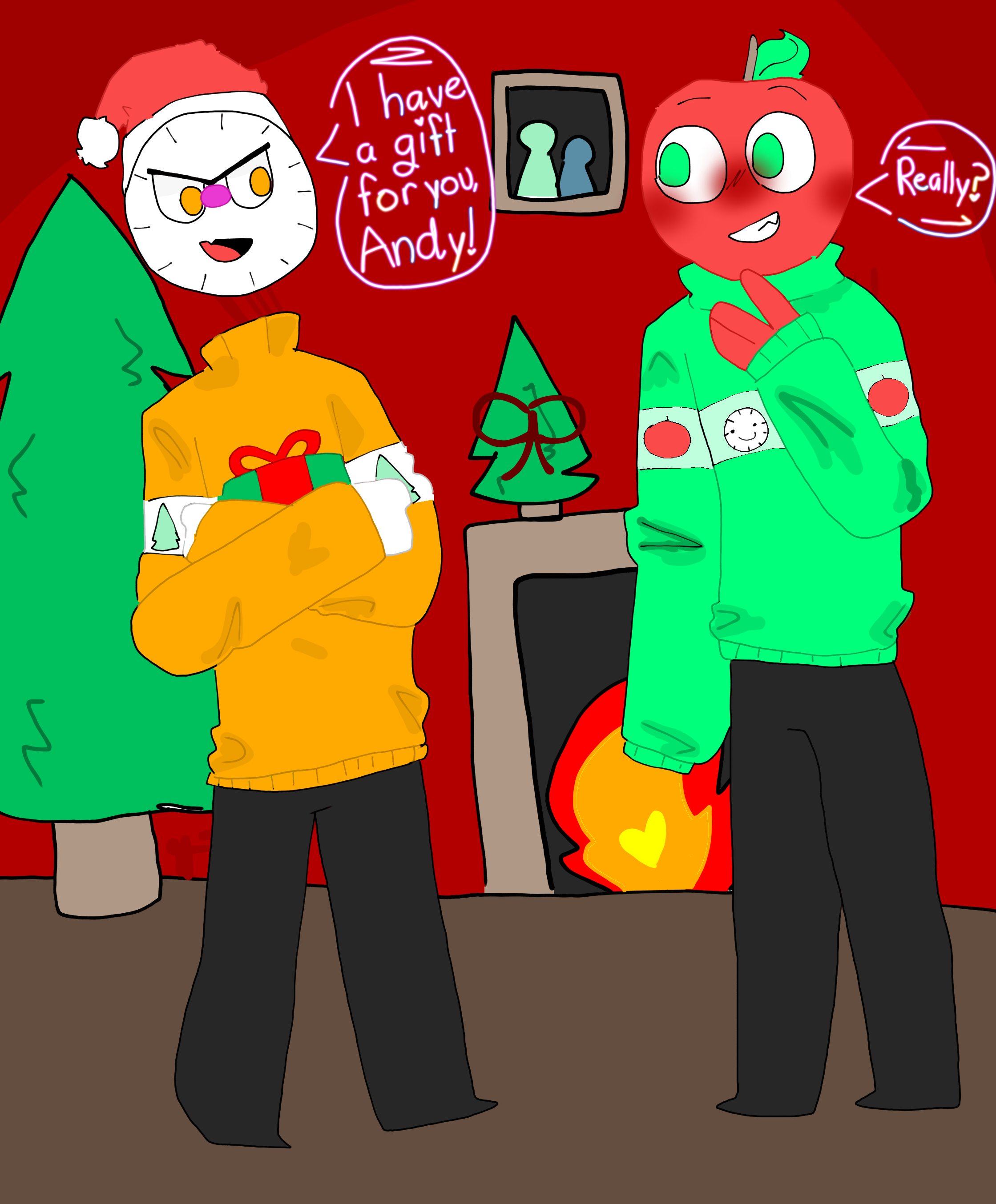 Andy and claus - ibisPaint