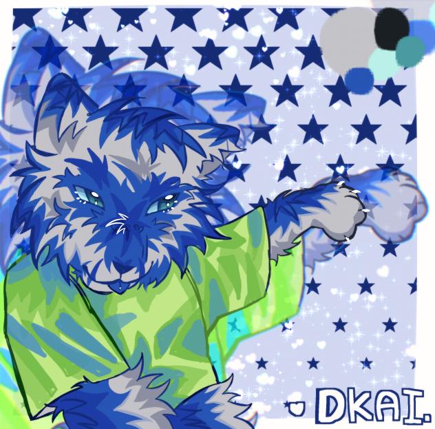•Project• Blue - Wolf• _ Rare-Post. - ibisPaint