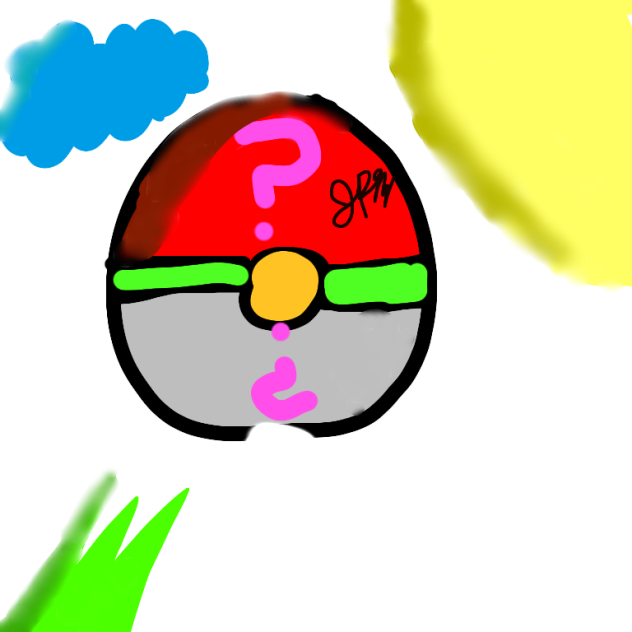 The Mystery Pokeball - ibisPaint