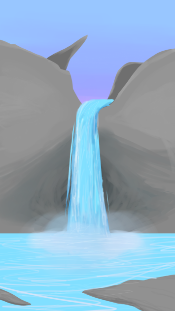 Waterfall (day 230) - ibisPaint