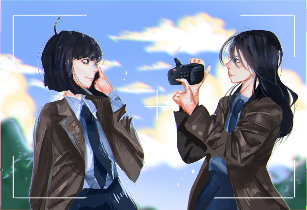 fun hangout💙🩵🫂 - ibisPaint