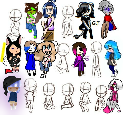 pose collab - ibisPaint