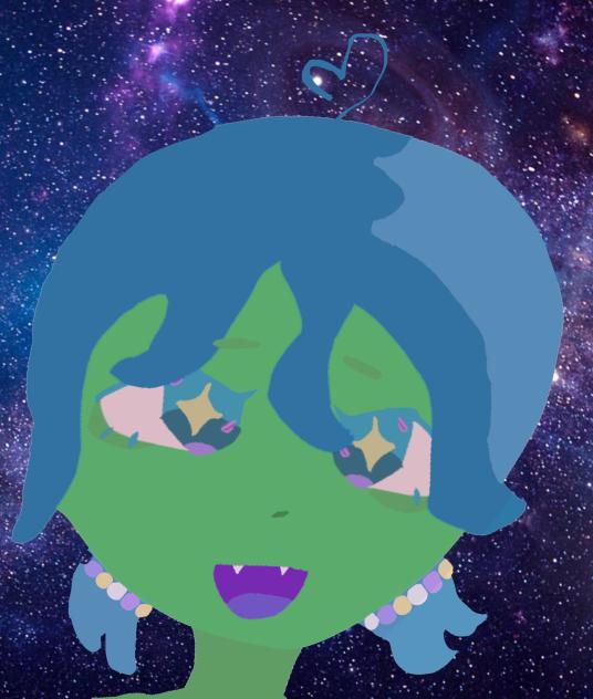 alien girly 💚💜 - ibisPaint