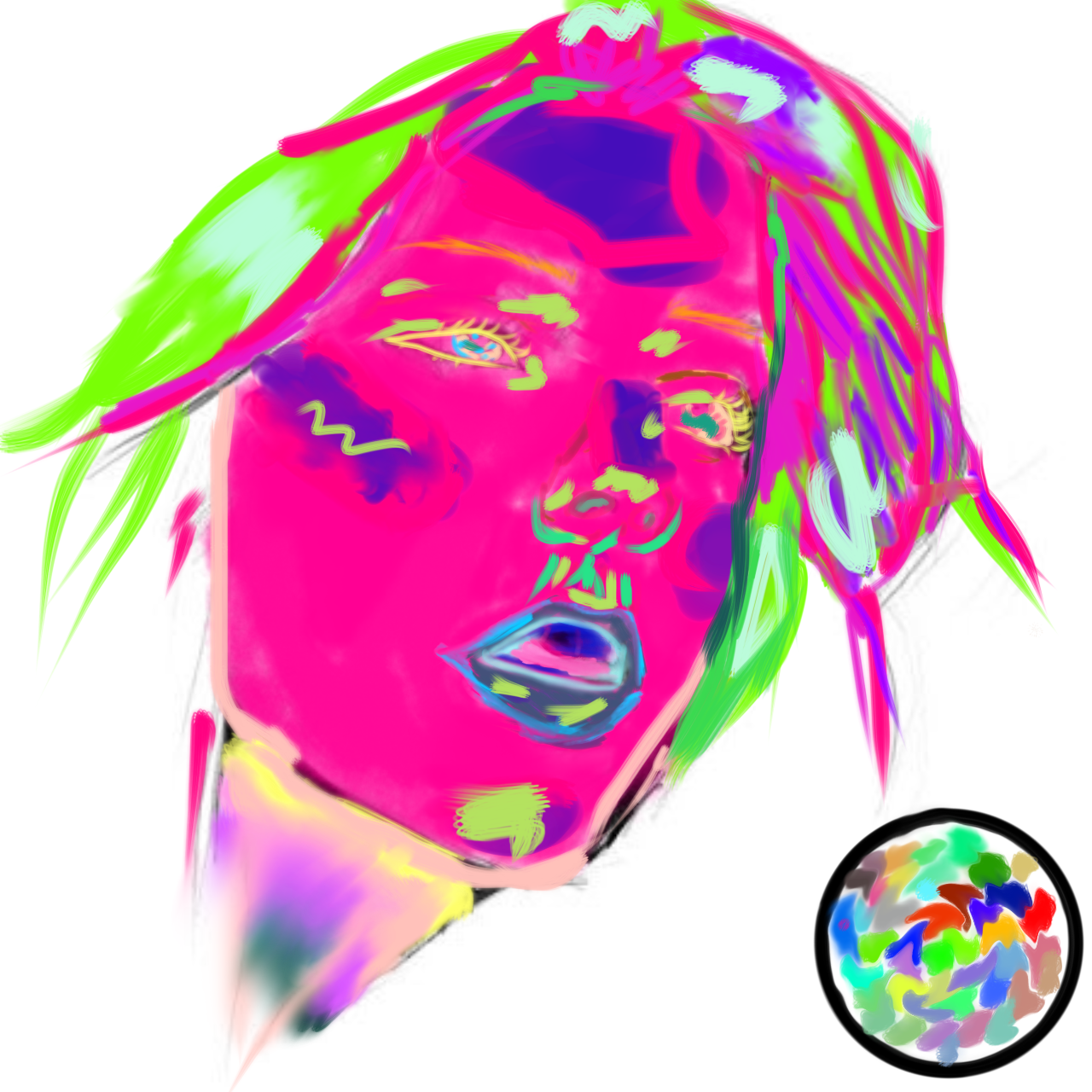 Greyscale trend( inverted version)”” - ibisPaint