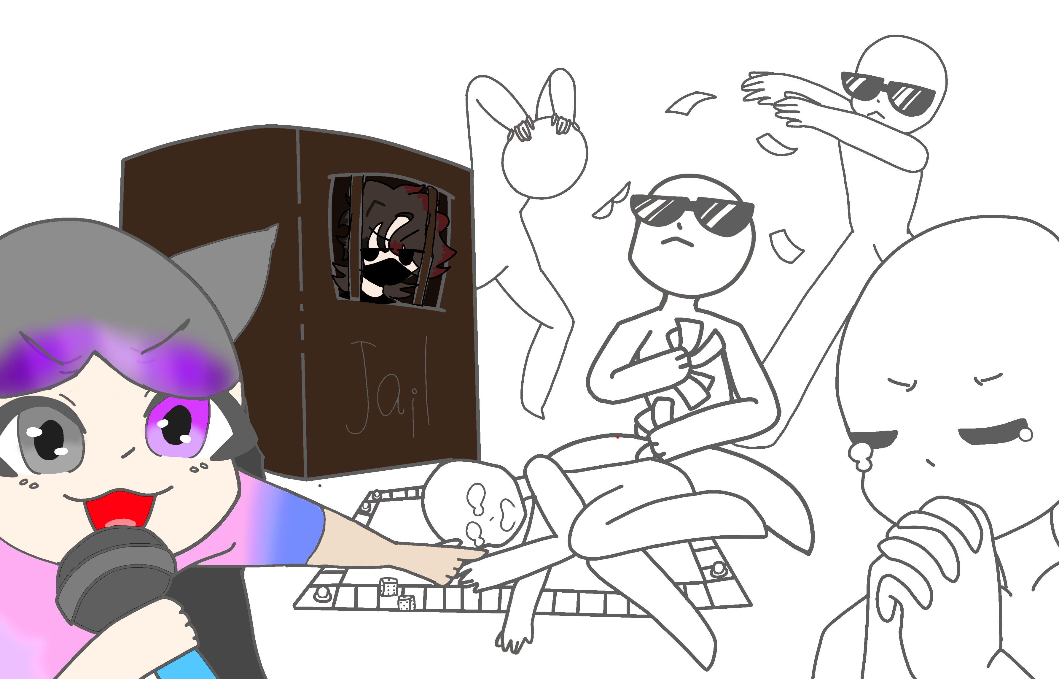 monopoly collab - ibisPaint