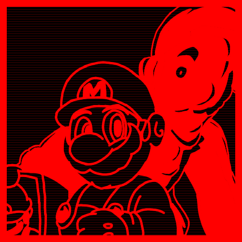 FNF Mario's madness v2 - Promotion ICON - ibisPaint