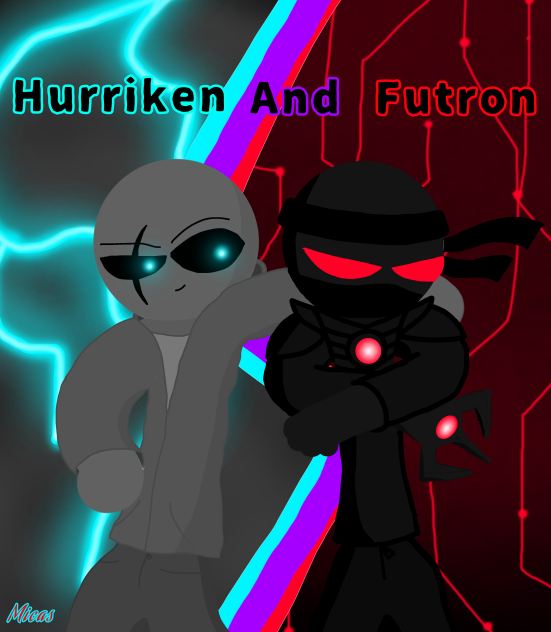 Hurriken & futron, (speed paint) - ibisPaint