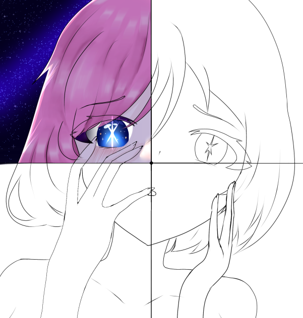 Colour Girl colab - ibisPaint