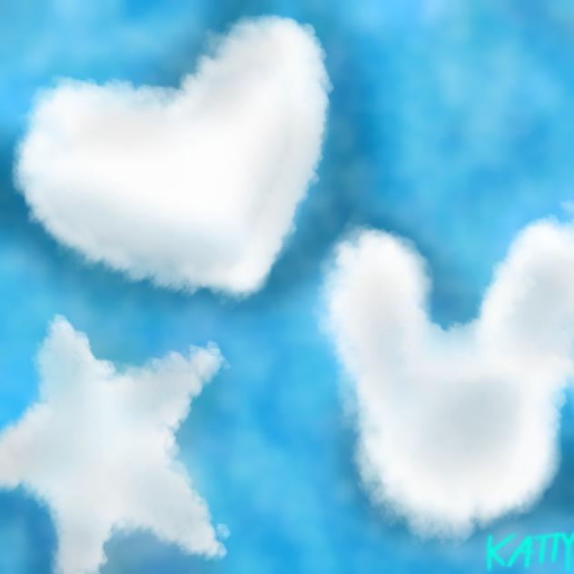sky with clouds - ibisPaint
