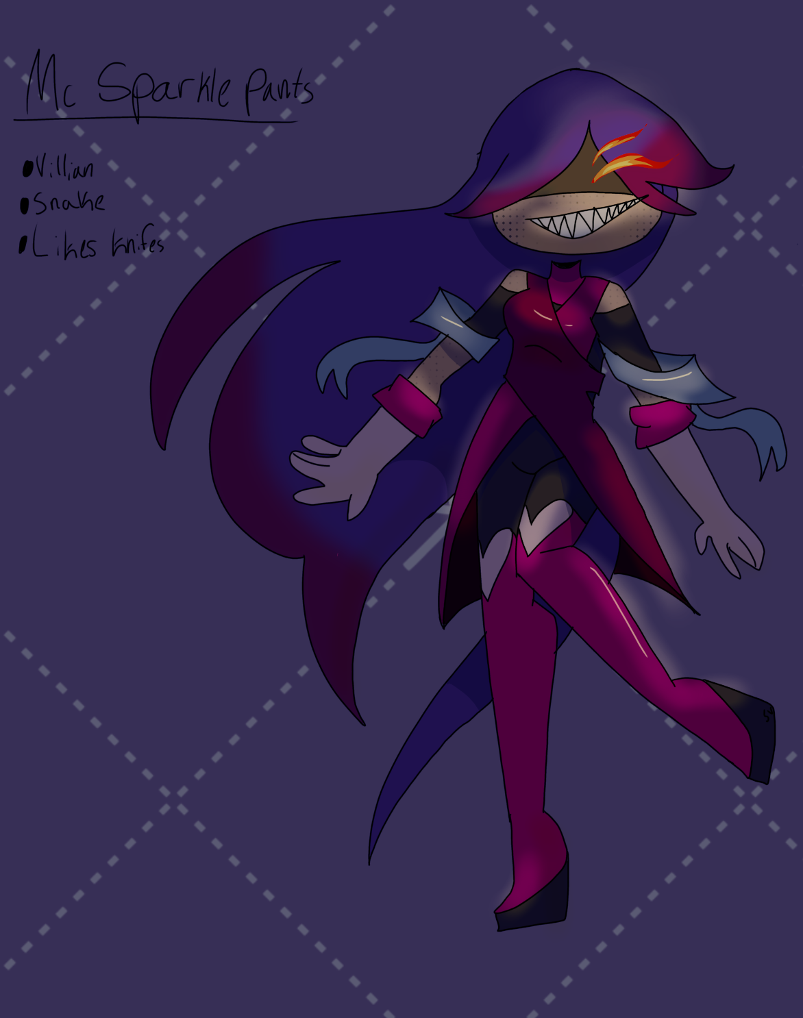 Mc Sparkle Pants (MY VILLAN OC 2) - ibisPaint