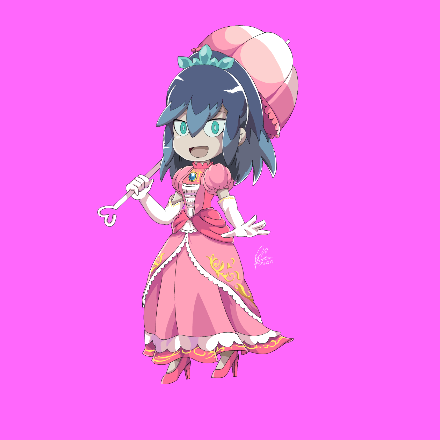 Blizzaria as Peach - ibisPaint
