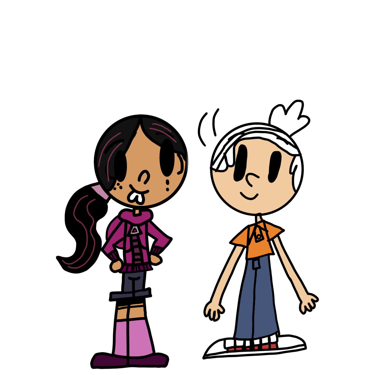 Lincoln And Ronnie Anne - ibisPaint