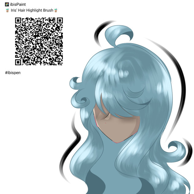 🧋 Iris' Hair Highlight Brush🧋 - ibisPaint