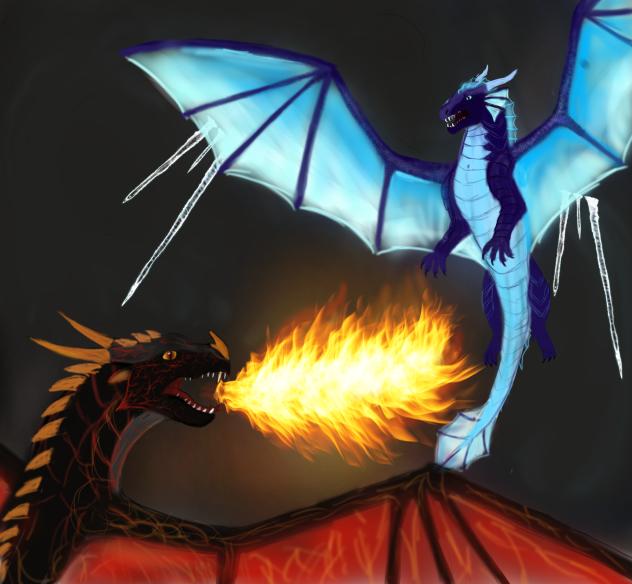 fire and ice - ibisPaint