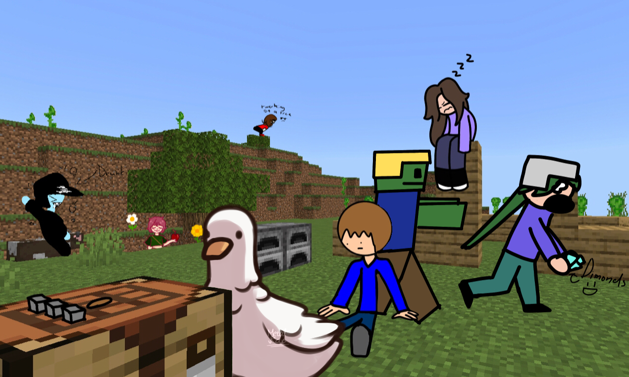 Minecraft Collab - ibisPaint