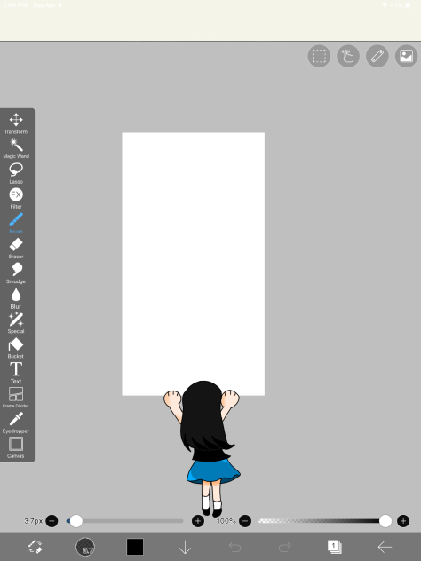 Popping out of the screen part 2 - ibisPaint