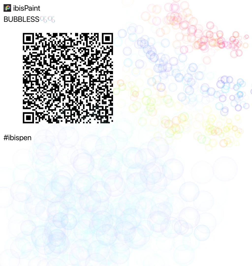 Bubble brush - ibisPaint