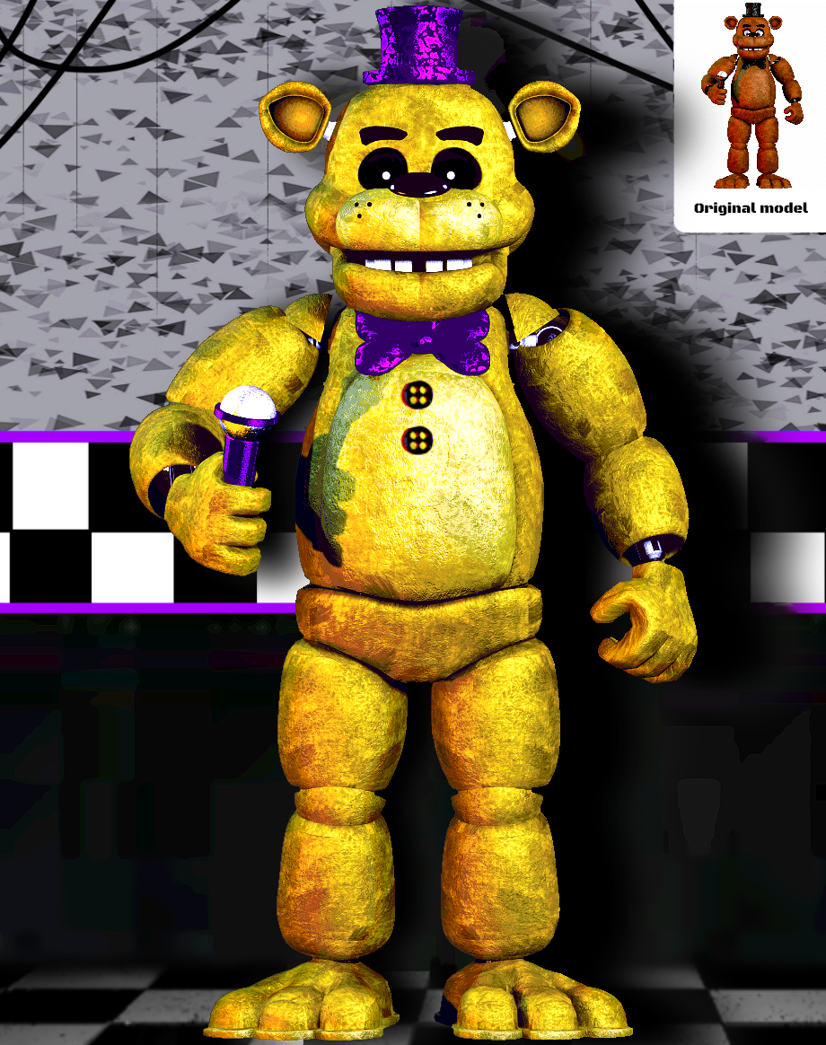 ( FNAF FFD) New Fredbear - ibisPaint