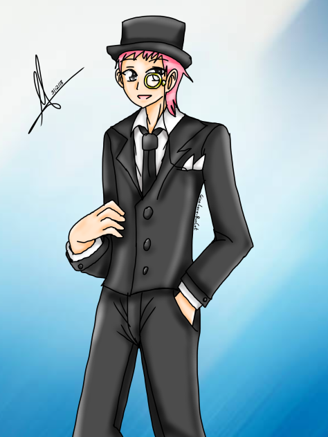 mr. Pig Human version - ibisPaint