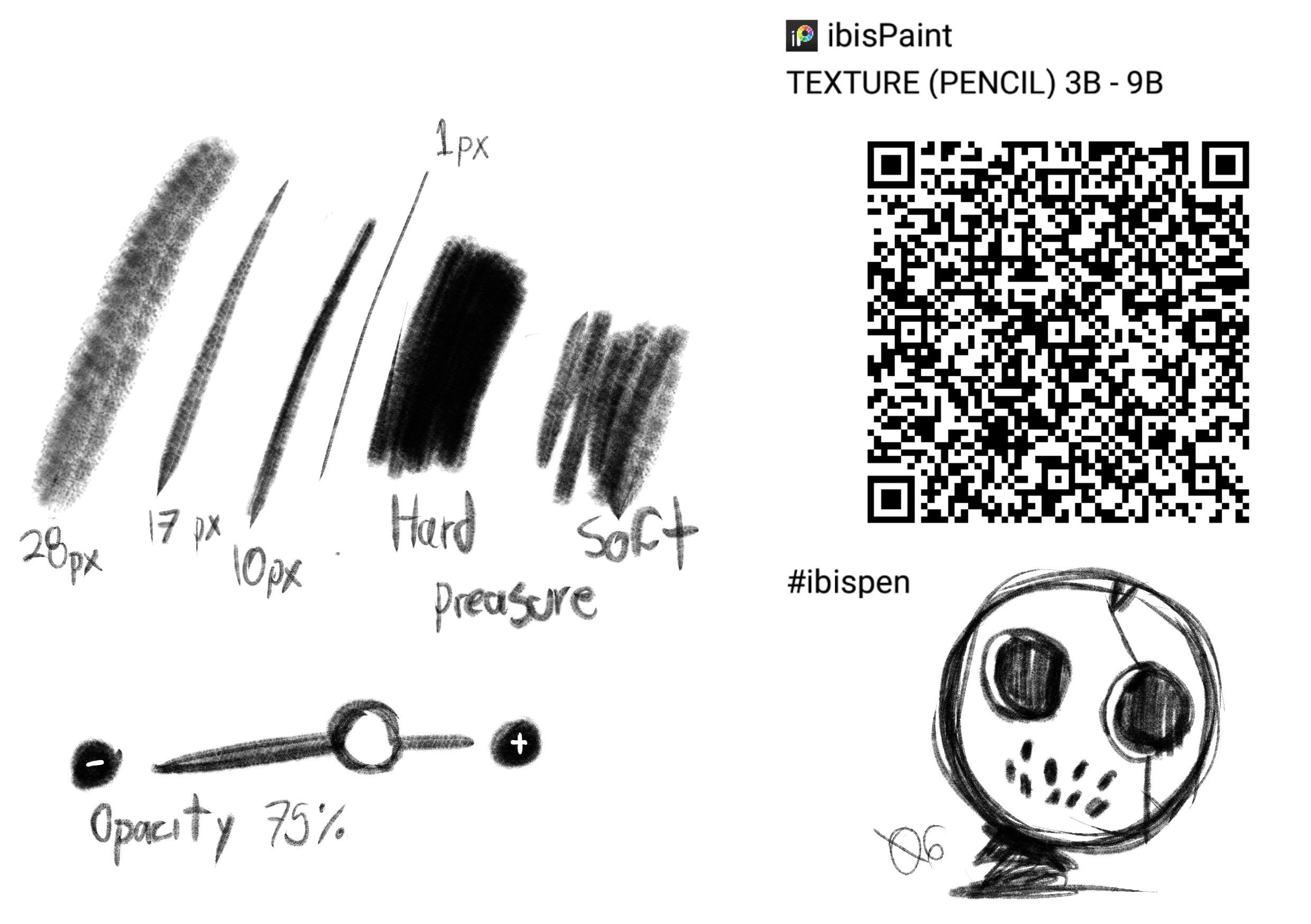 PENCIL 3B - 9B 06 - ibisPaint