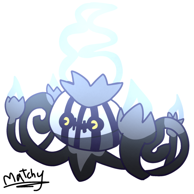 Chandelure (quickest drawing yet) - ibisPaint