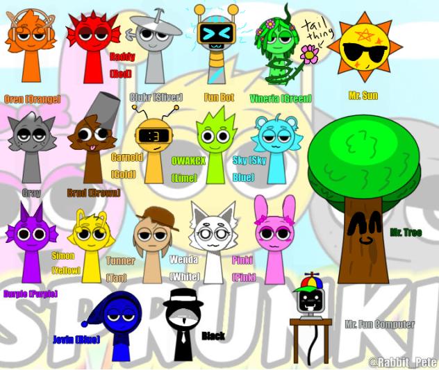 my sprunki redesignss - ibisPaint