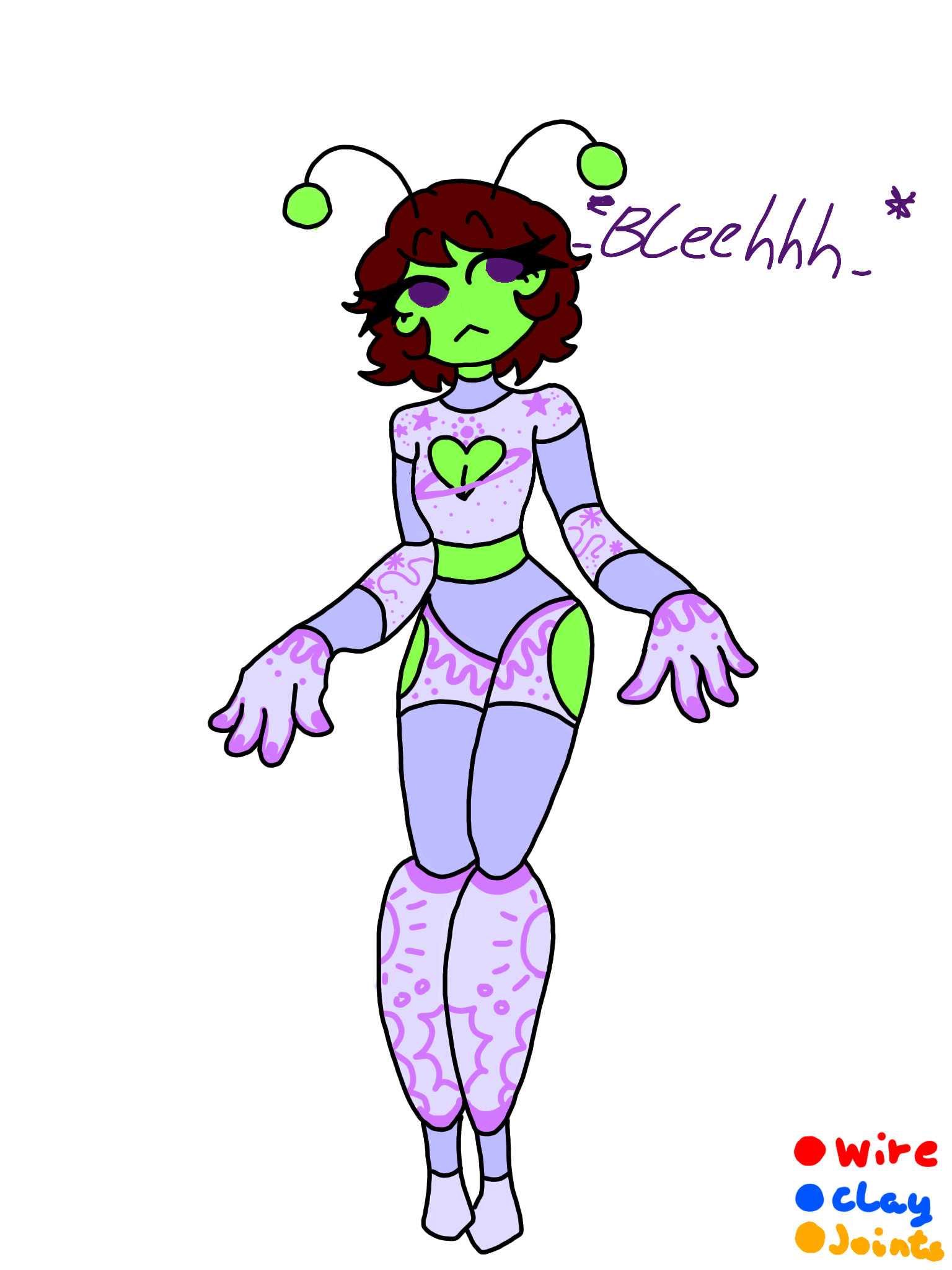 Ball joint doll concept - ibisPaint