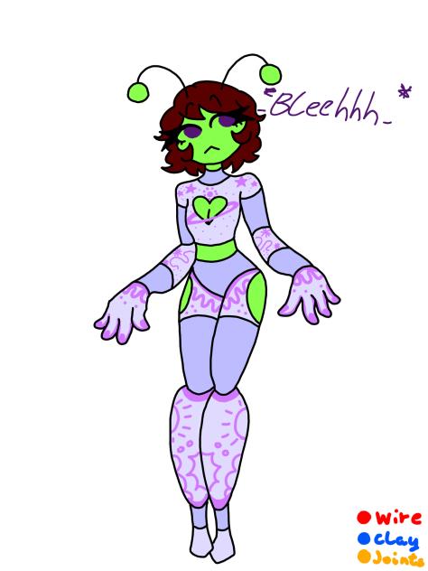 Ball joint doll concept - ibisPaint