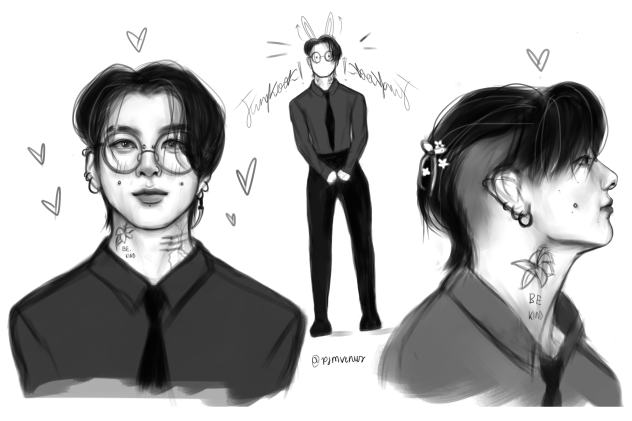 jungkook in the office !!!! - ibisPaint