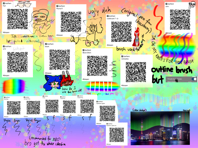 brush qr codes 3 - ibisPaint