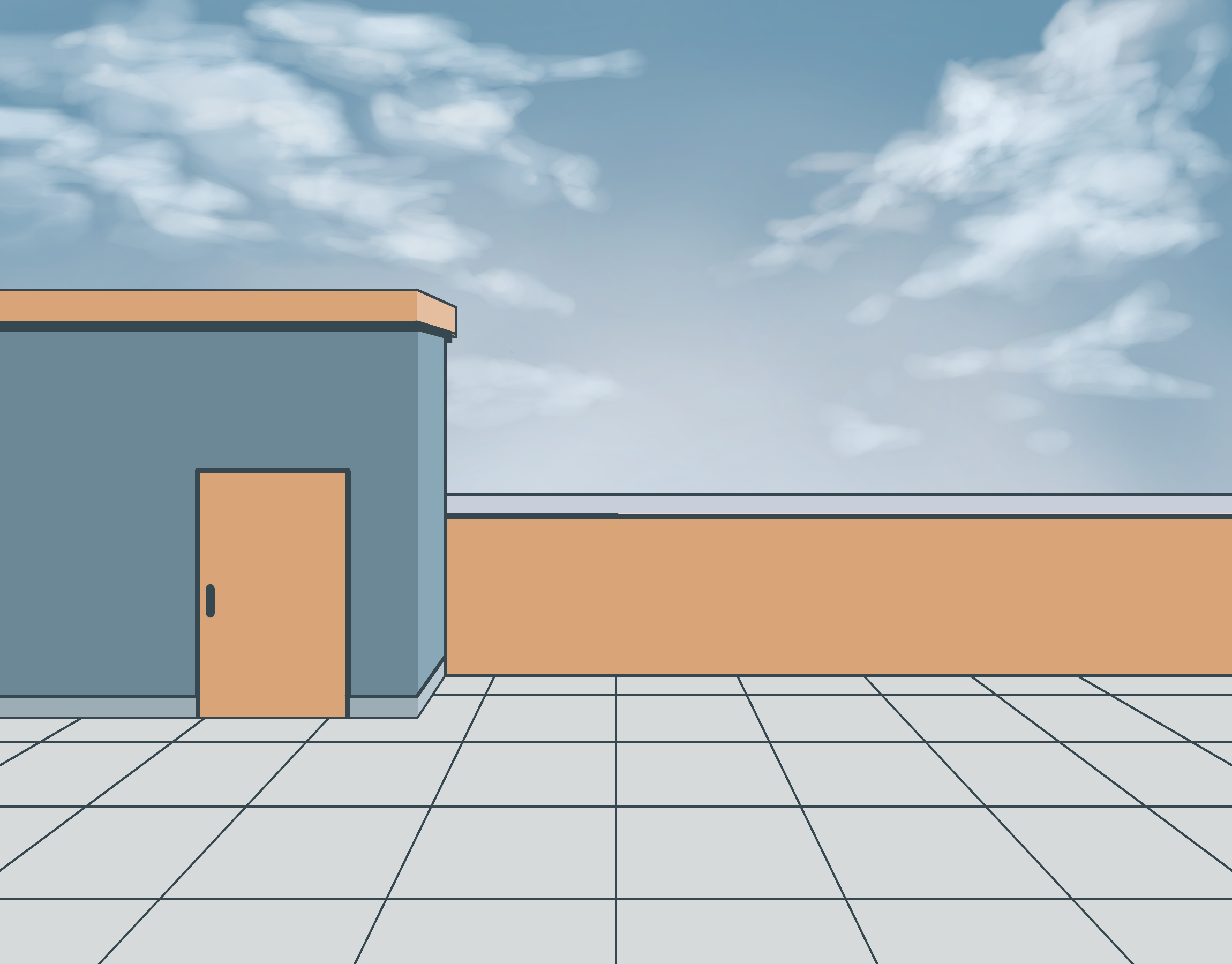 Rooftop - Color - ibisPaint