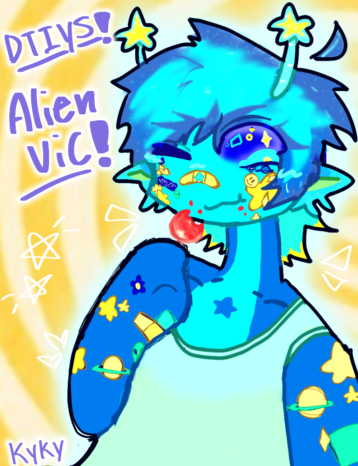 Dtiys alien Vic - ibisPaint