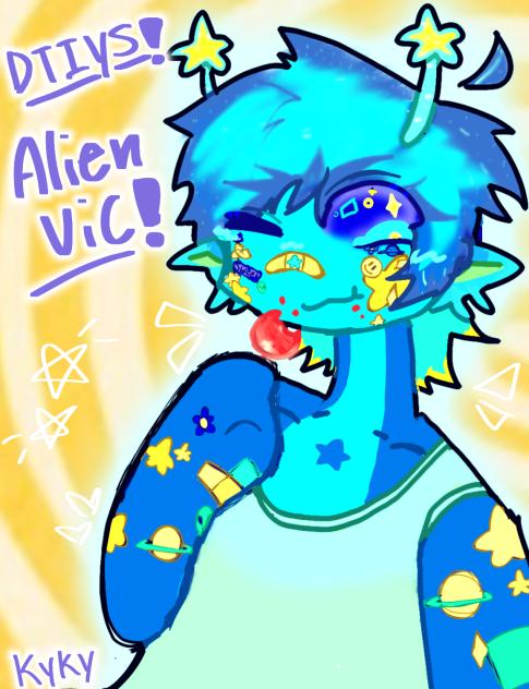 Dtiys alien Vic - ibisPaint