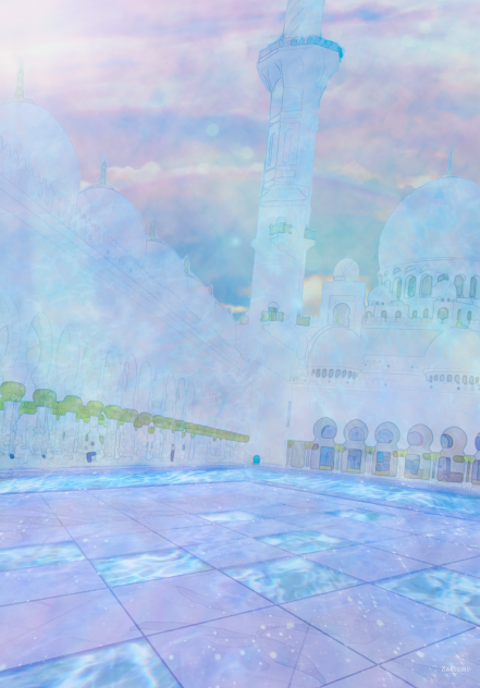 The temple of the water - ibisPaint