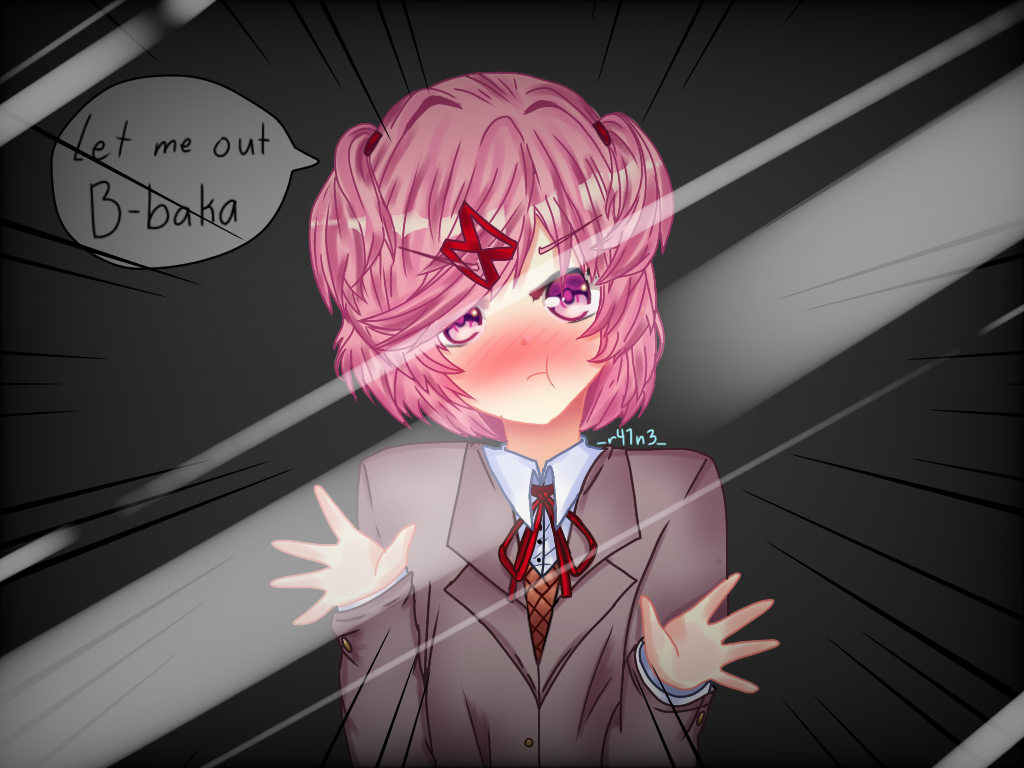 Let me out! b-baka! - ibisPaint