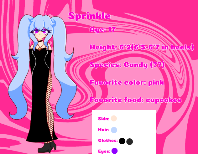 Sprinkle's Ref. sheet - ibisPaint