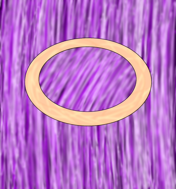 Cookie with purple icing - ibisPaint