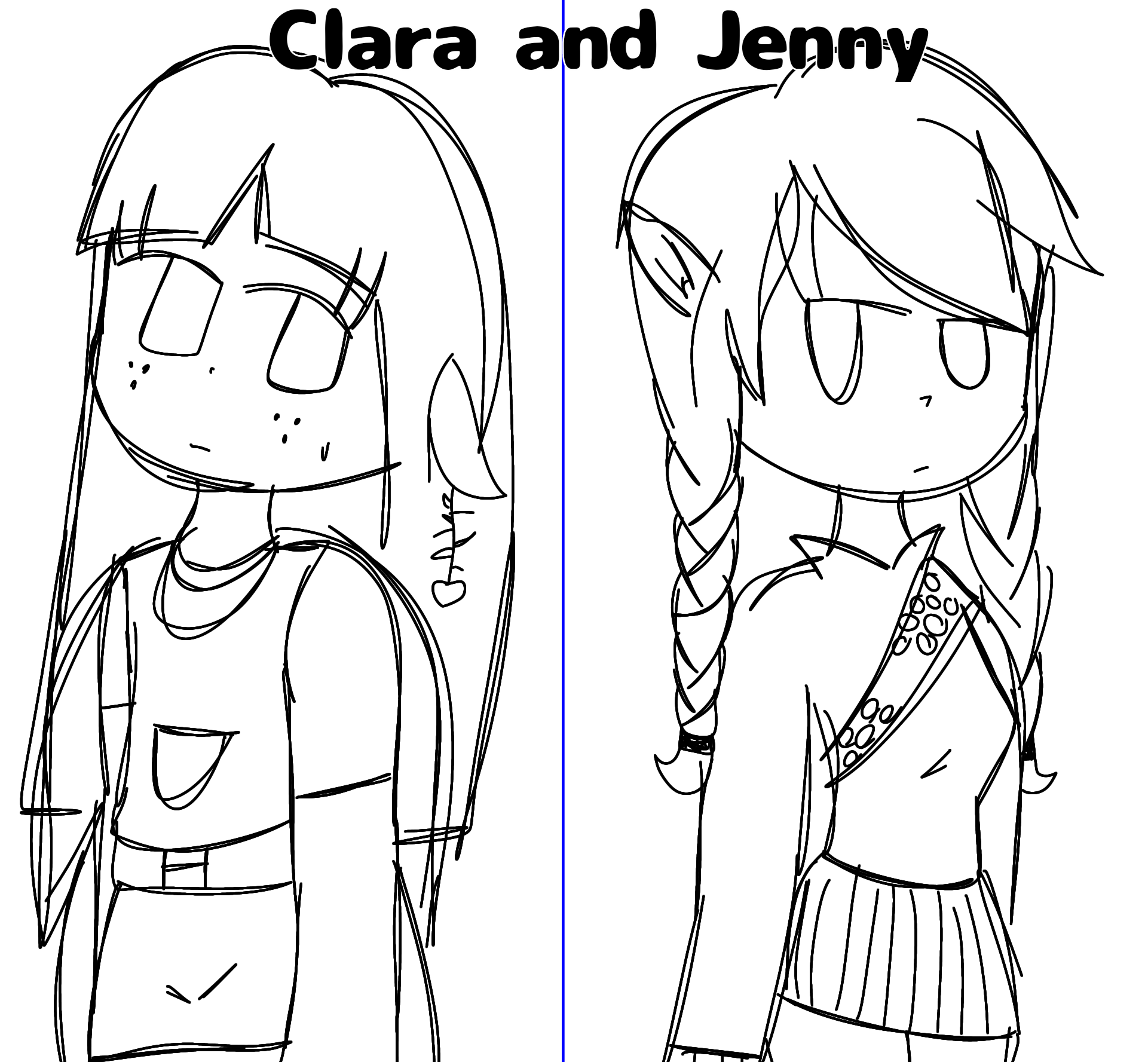 Clara and Jenny - ibisPaint