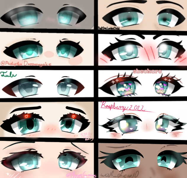 Edit eyes collab (complete) - ibisPaint